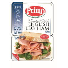 Primo English Style Ham (8 x 100g) – North Coast Smallgoods