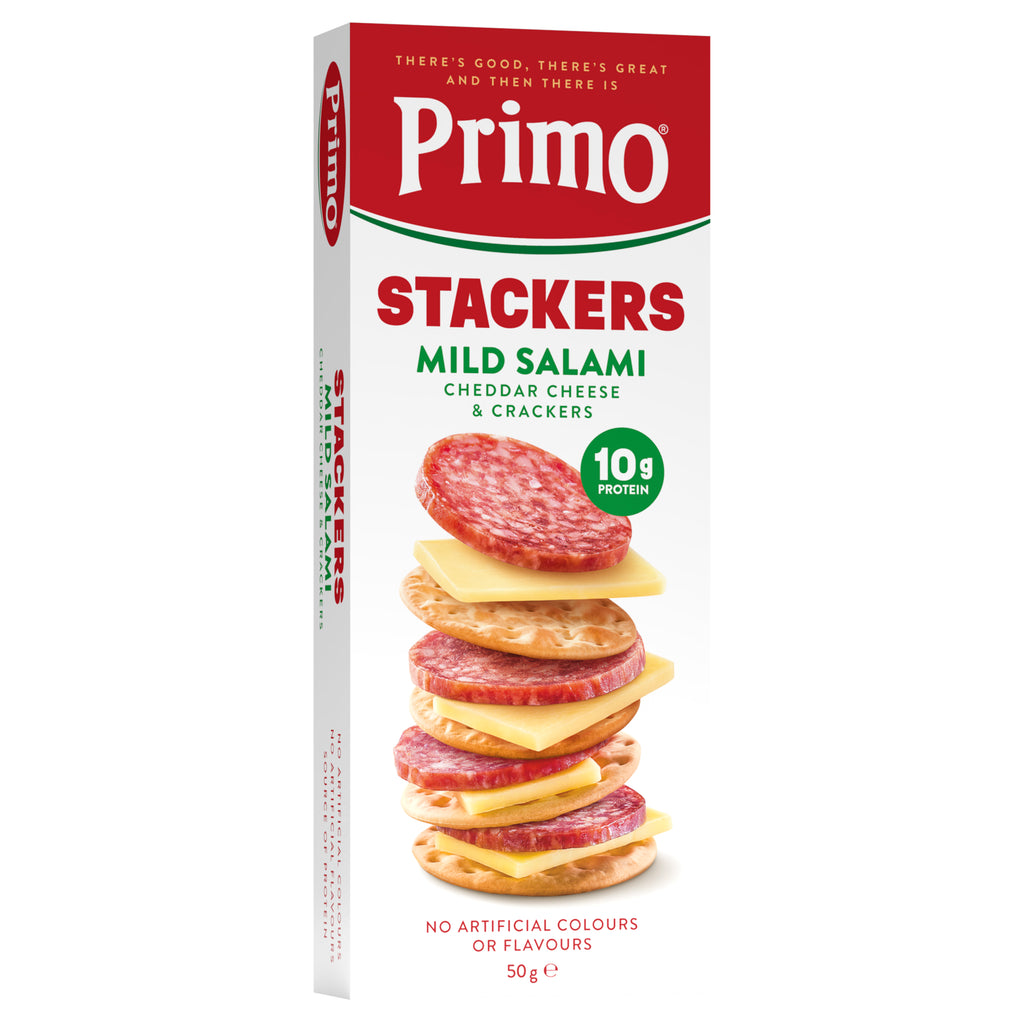 Primo Stackers Mild Salami 50g – North Coast Smallgoods