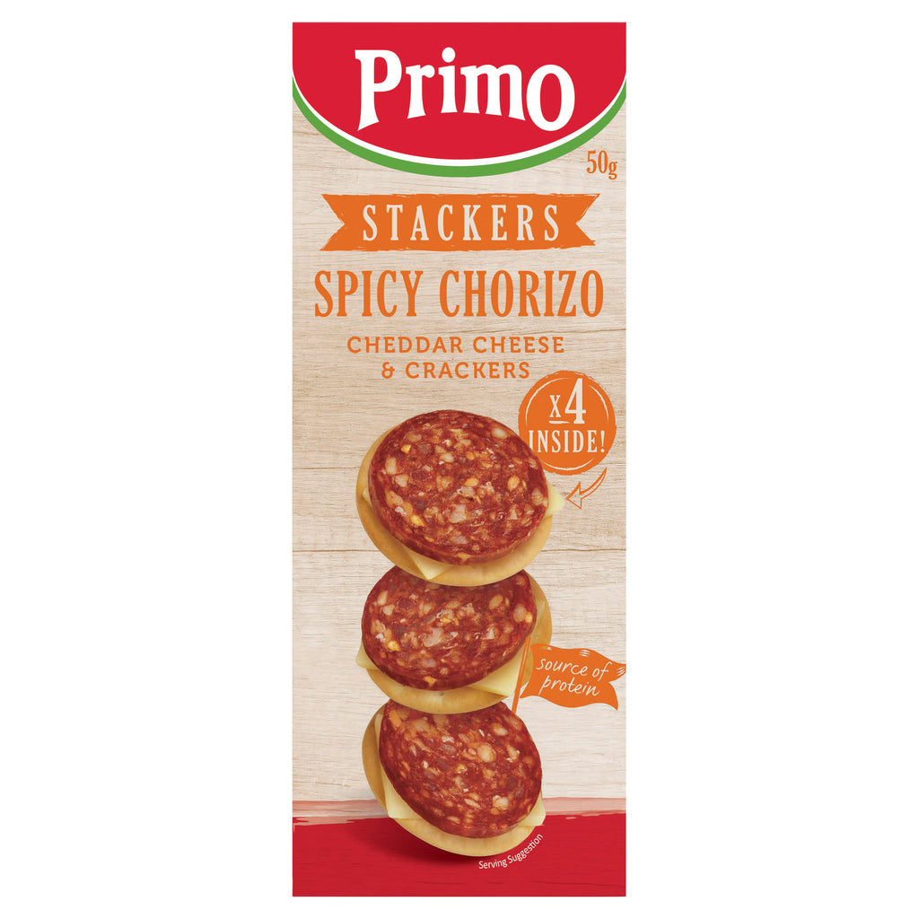Primo 50G Primo Stackers Chorizo (7) – North Coast Smallgoods