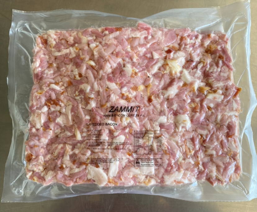 Zammit Shredded Bacon 3kg – North Coast Smallgoods